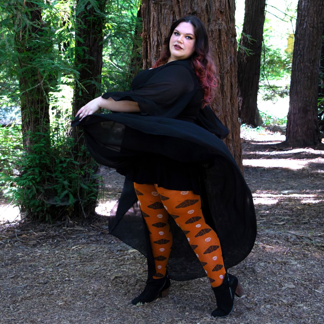 80 Denier Tights - Death's Head Moth - Snag – Snag EU