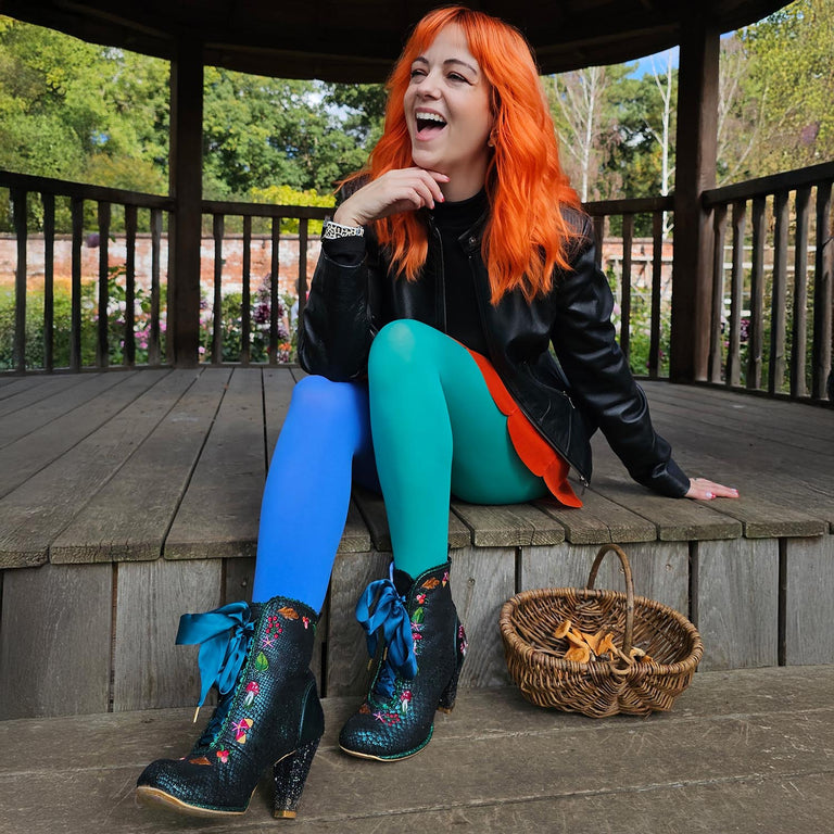 Duo Tights in Peacock & Betta Fish – Snag EU