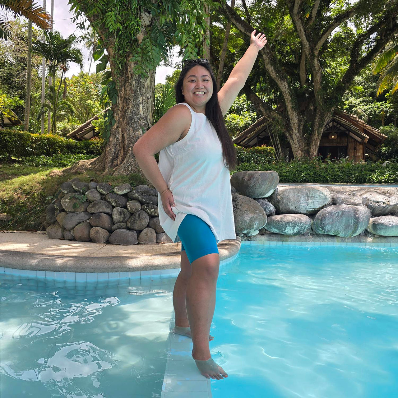 Petrol Blue Chub Rub Shorts - Anti-Chafing – Snag EU